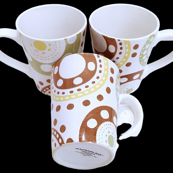 Rachael Ray | Dining | Rachael Ray Set Of 4 Mugs Hand Painted Coffee ...